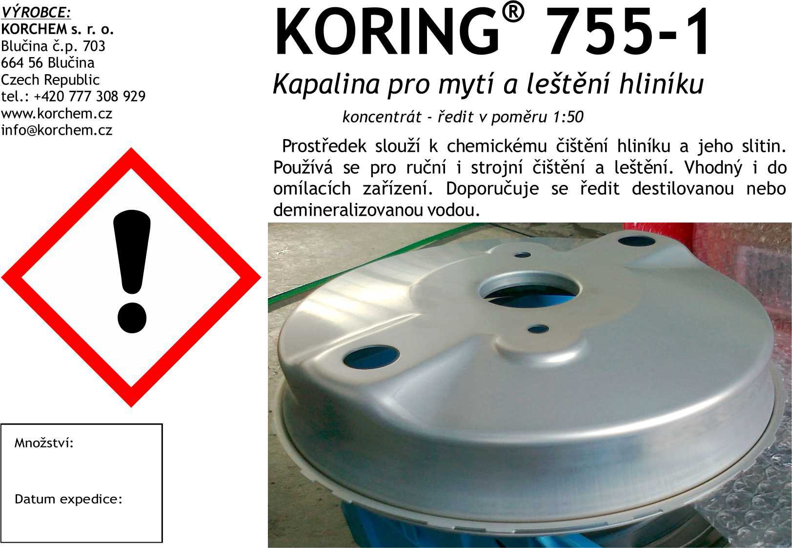 KORING 755-1 (25KG)